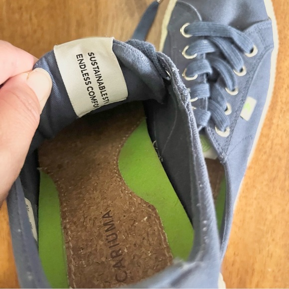 Cariuma | Shoes | Cariuma Oca Low Shadow Blue Canvas Sneakers ...